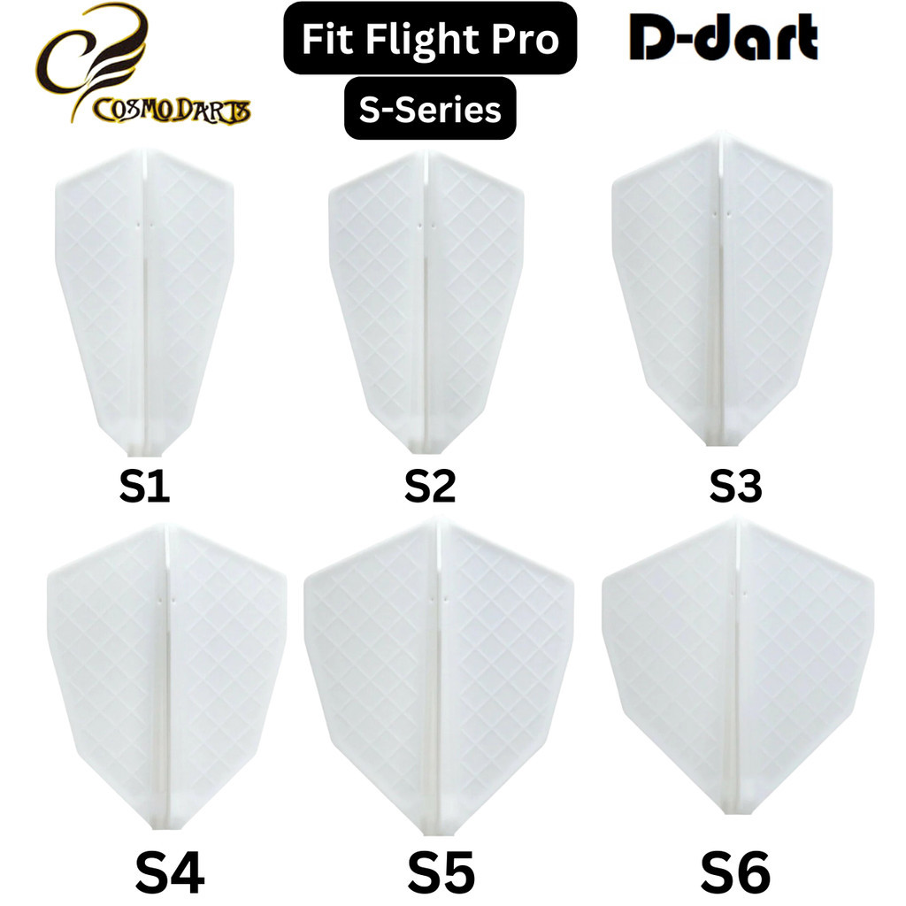Cosmo FIT FLIGHT PRO - SERIES S WHITE ( ลูกศร SAYAP | Shopee Thailand