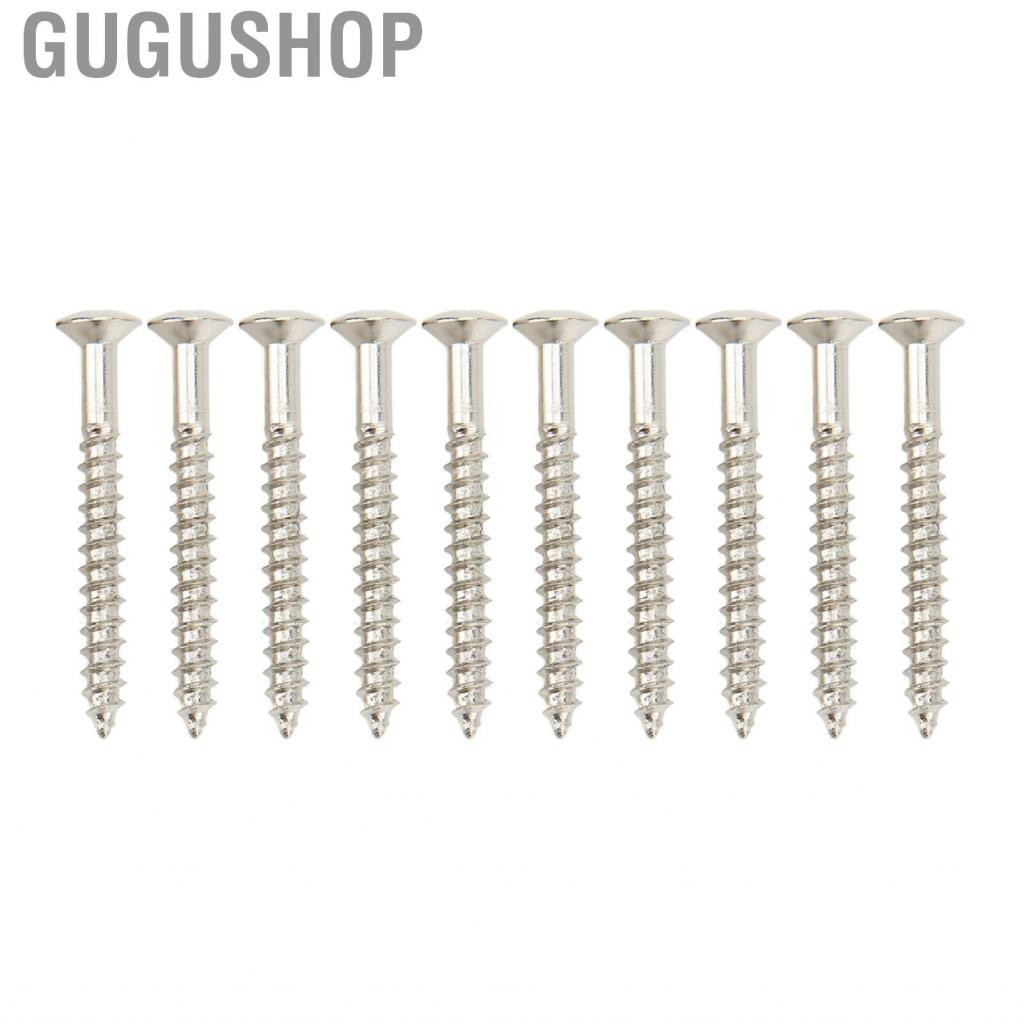 Gugushop Guitar Neck Mounting Screws Stainless Steel Neckplate Screw ...