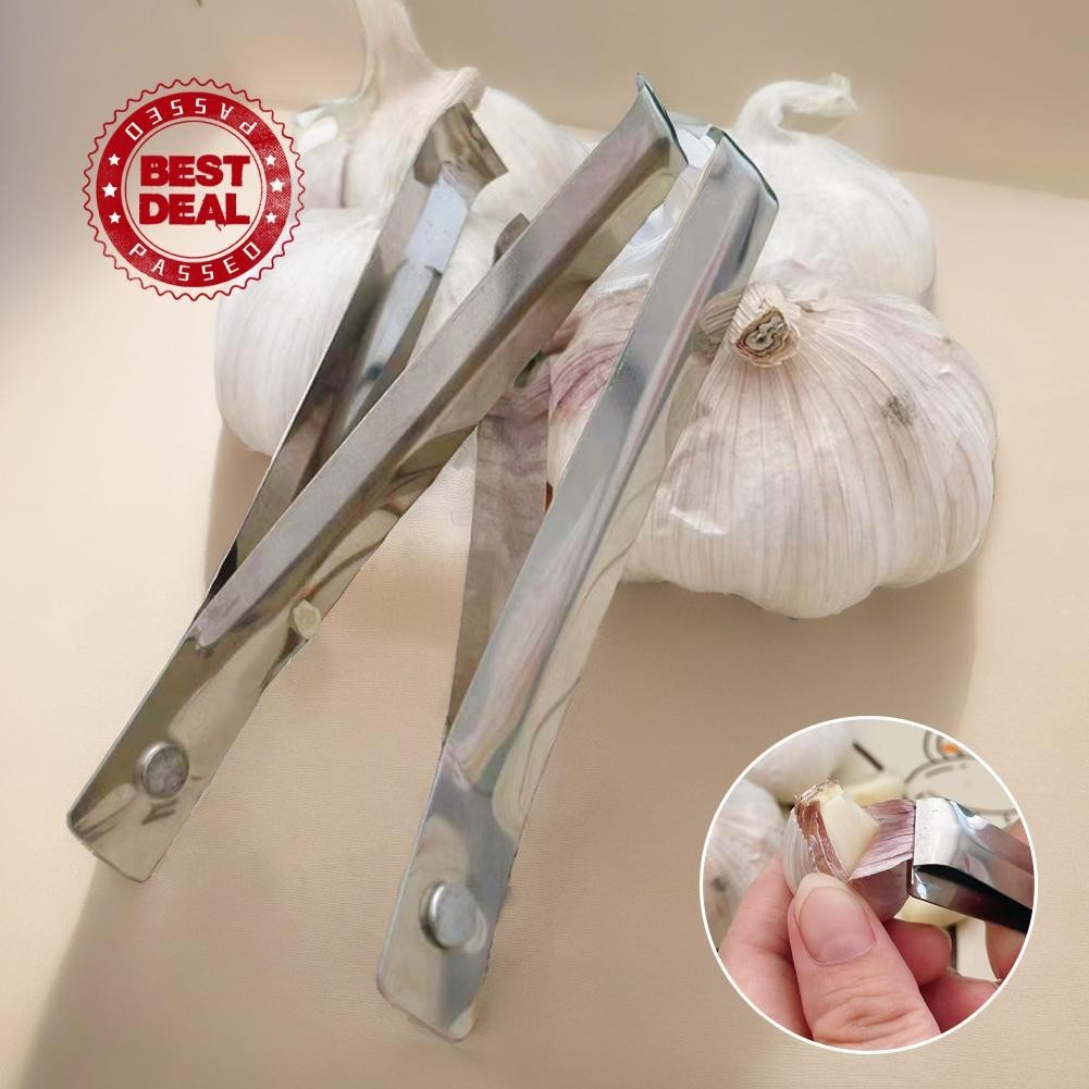 สแตนเลสคู ่ มือปอกเปลือกกระเทียมคลิป Arlic Shell Off อุปกรณ ์ เสริม ...