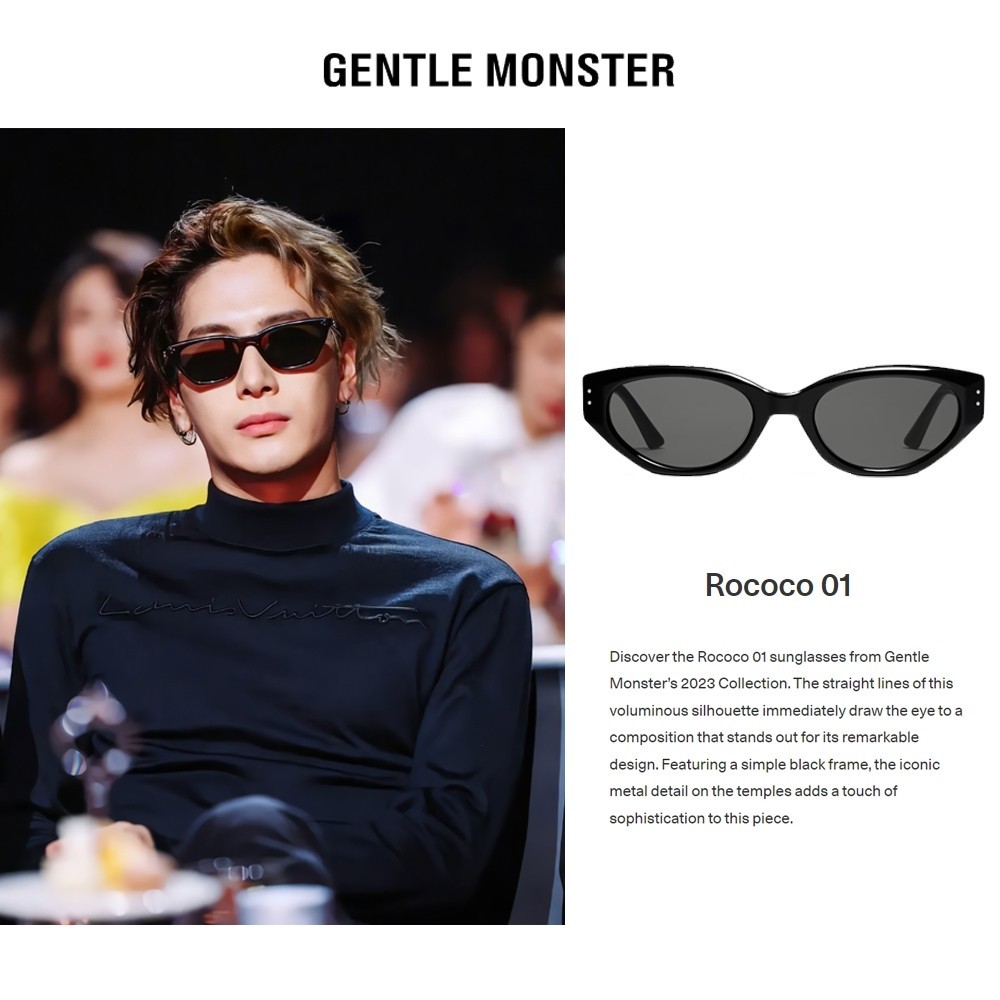 2023 Gentle Monster(เจนเทิล มอนสเตอร์) แท้ Rococo 01 แว่นกันแดด แว่น ...