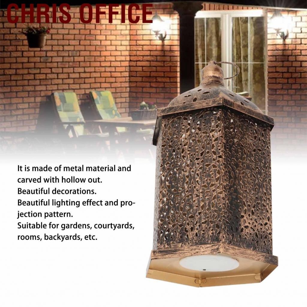 Chris office โคมไฟแขวนโคมไฟกลางแจ้งเหล็กเครื่องประดับสไตล์ย้อนยุคสำหรับ ...