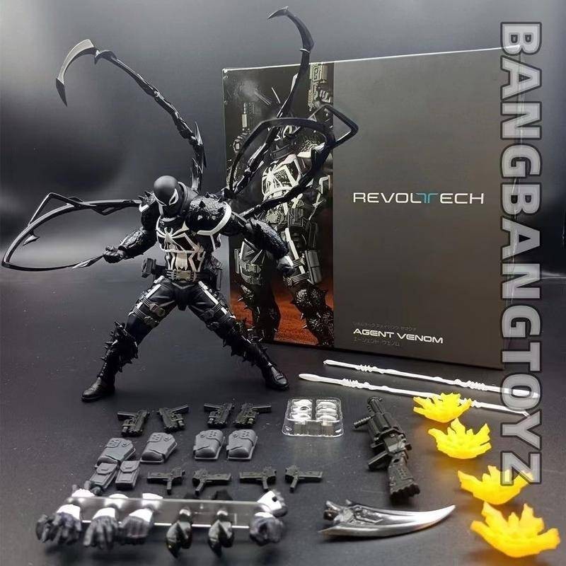Pre ขาย Marvel Agent Venom Action Figure Kaiyodo Revoltech ตุ๊กตา Pvc ...
