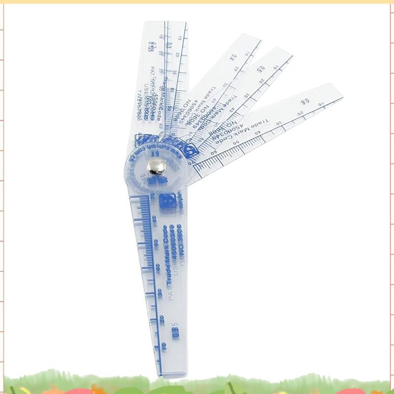 Super Plastic Feeler Gauge 0.05-1 มม. เครื่องมือวัดความหนา 13 in 1 ...