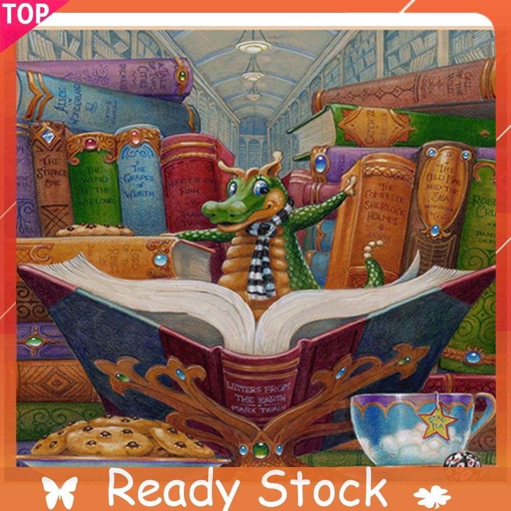 5d DIY เต็มรอบเจาะเพชรจิตรกรรมไดโนเสาร์ชุดตกแต่งบ้าน Art 50x45 ซม | Shopee Thailand