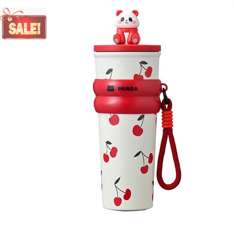 Bl Panda การ์ตูน 316 แก้วเก็บความร้อนสแตนเลสขนาด 700 มล. พร้อมหลอดพับได้ A | Shopee Thailand