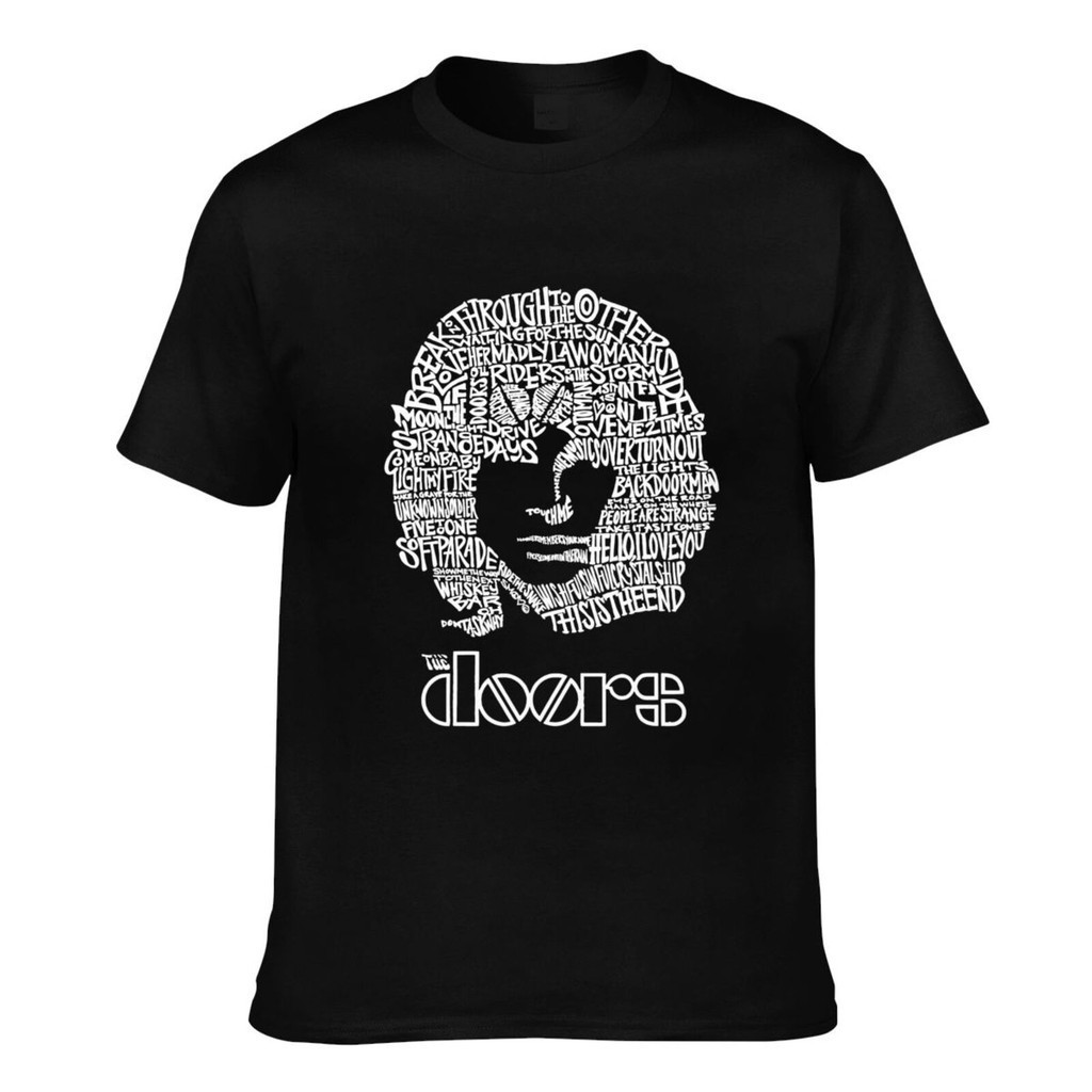 ประตู Jim Morrison College Rock เสื ้ อยืดที ่ กําหนดเองยอดนิยม Man ...