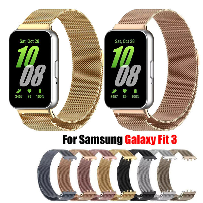 สายนาฬิกาข้อมือสแตนเลสโลหะ สําหรับ Samsung Galaxy Fit 3 SM-R390 ...