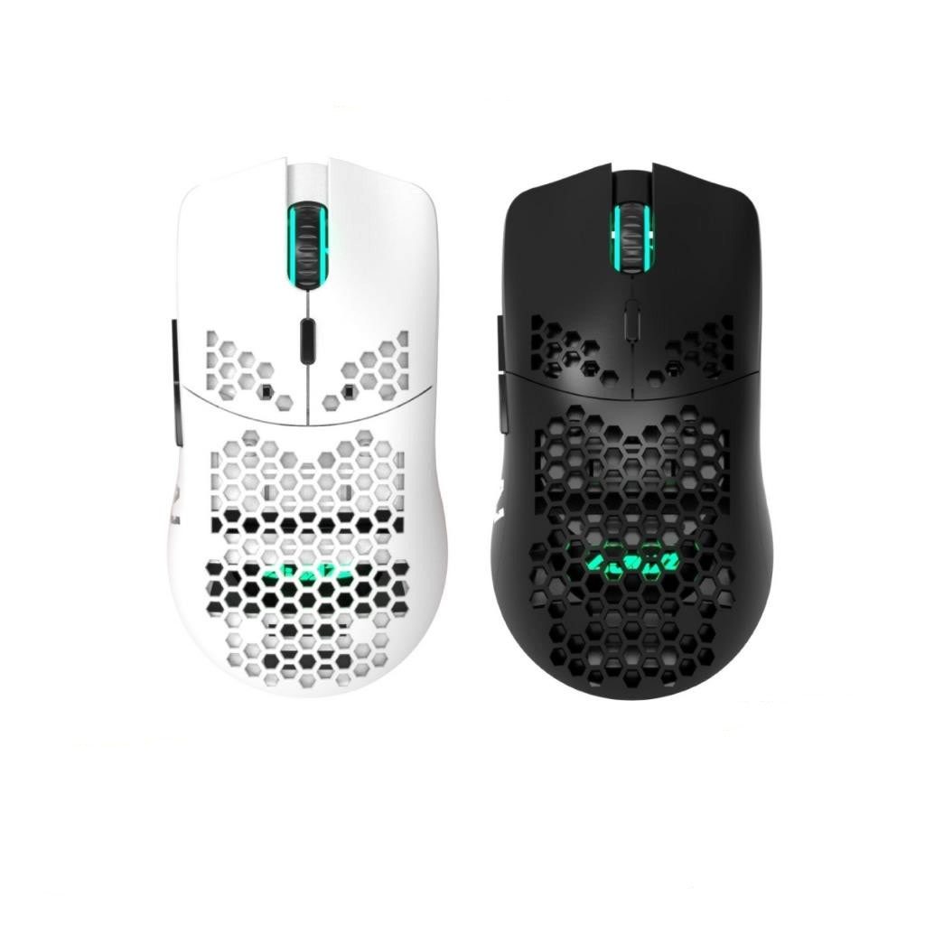 AJAZZ AJ390 WHITE / BLACK RGB 16000DPI เมาส์เกมมิ่ง ปรับได้ 7 ปุ่ม ...