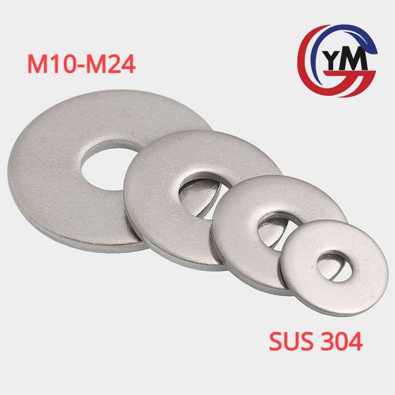 [YMH1] แหวนอีแปะ แหวนรอง น็อตสกรู สแตนเลส 316 M10/M12/M14/M16/M18/M20/M22/M24 / Flat Washer ...
