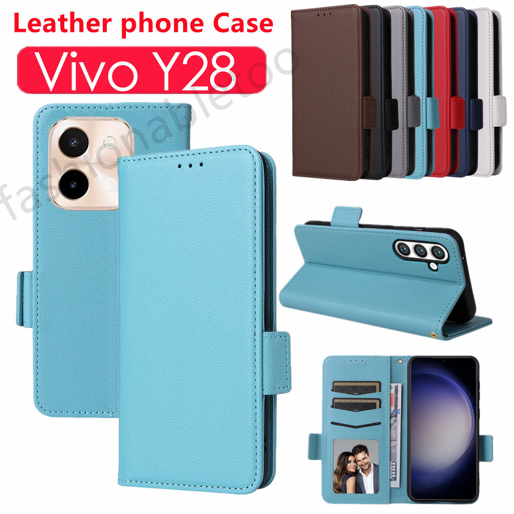Flip หนังสําหรับ Vivo Y28s Y18s Y38 Y58 Y03s Y03t Y100 Y 28s Y 18 Y 38 ...