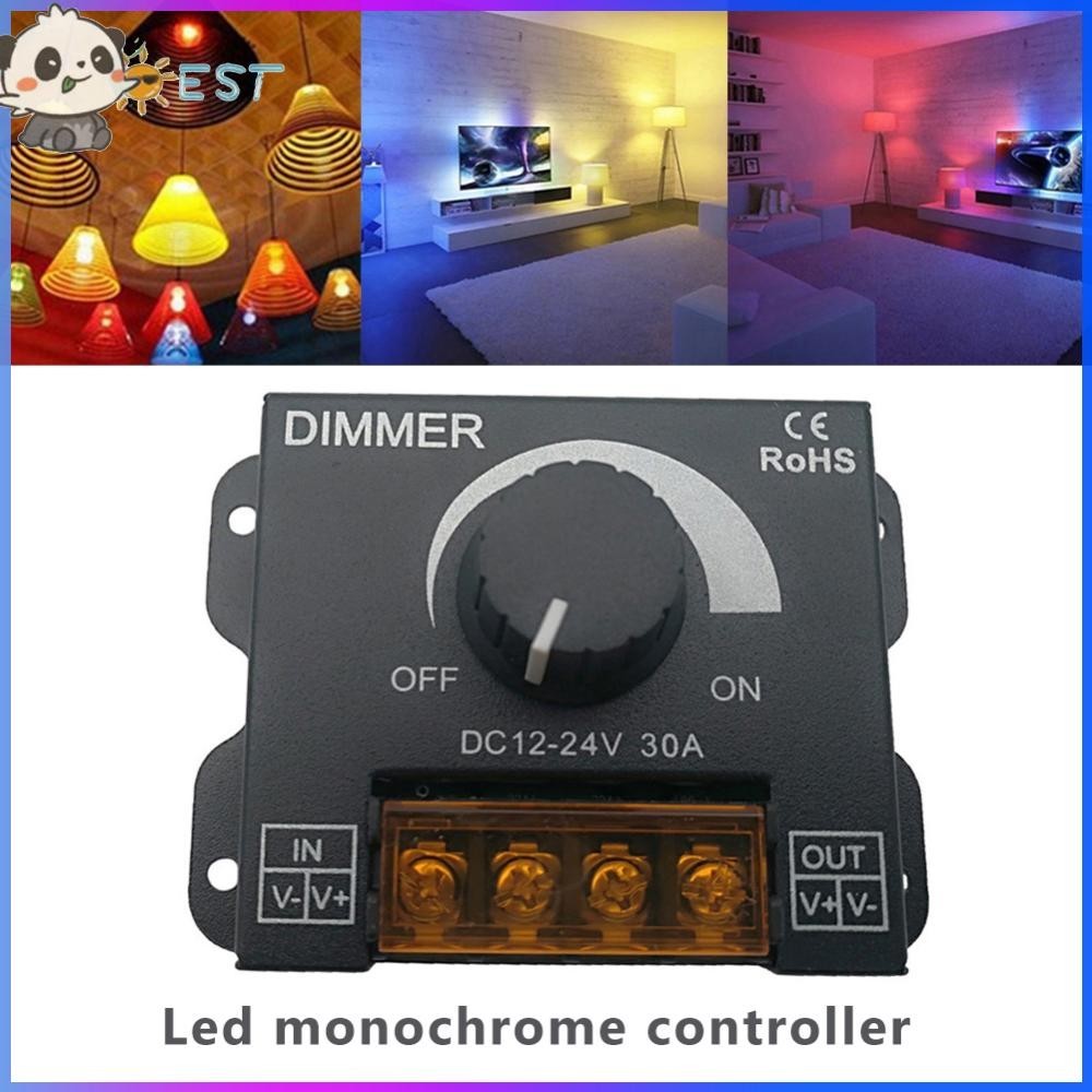 Thebest Dc 12V 24V LED Dimmer Switch 30A 360W แรงดันไฟฟ ้ าควบคุมปรับ ...