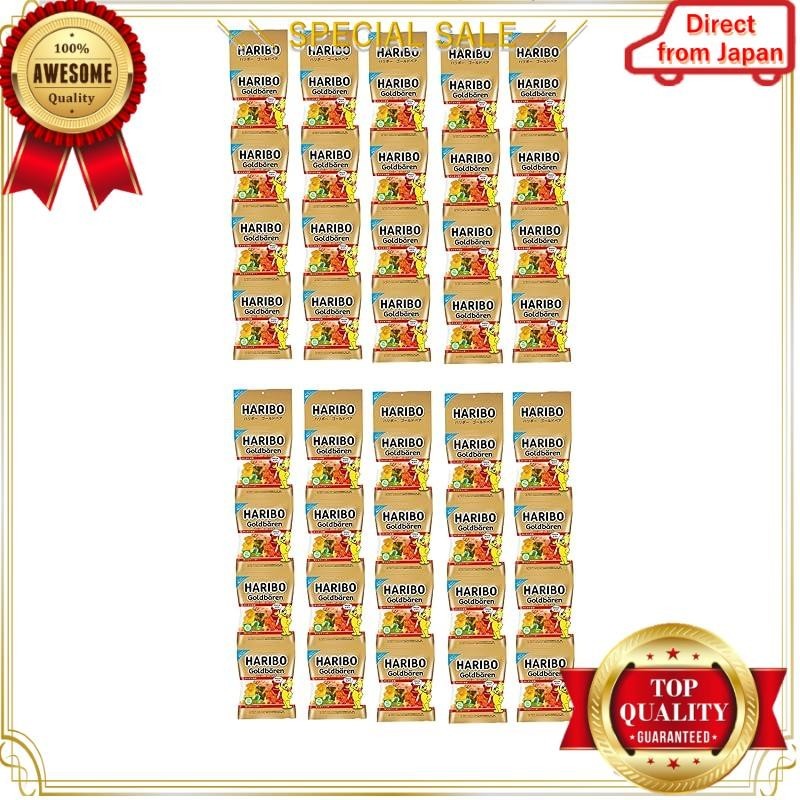 【Direct from JAPAN】Haribo Gold Bear Gummy 4 Pack (64g) x 10 Bags ...