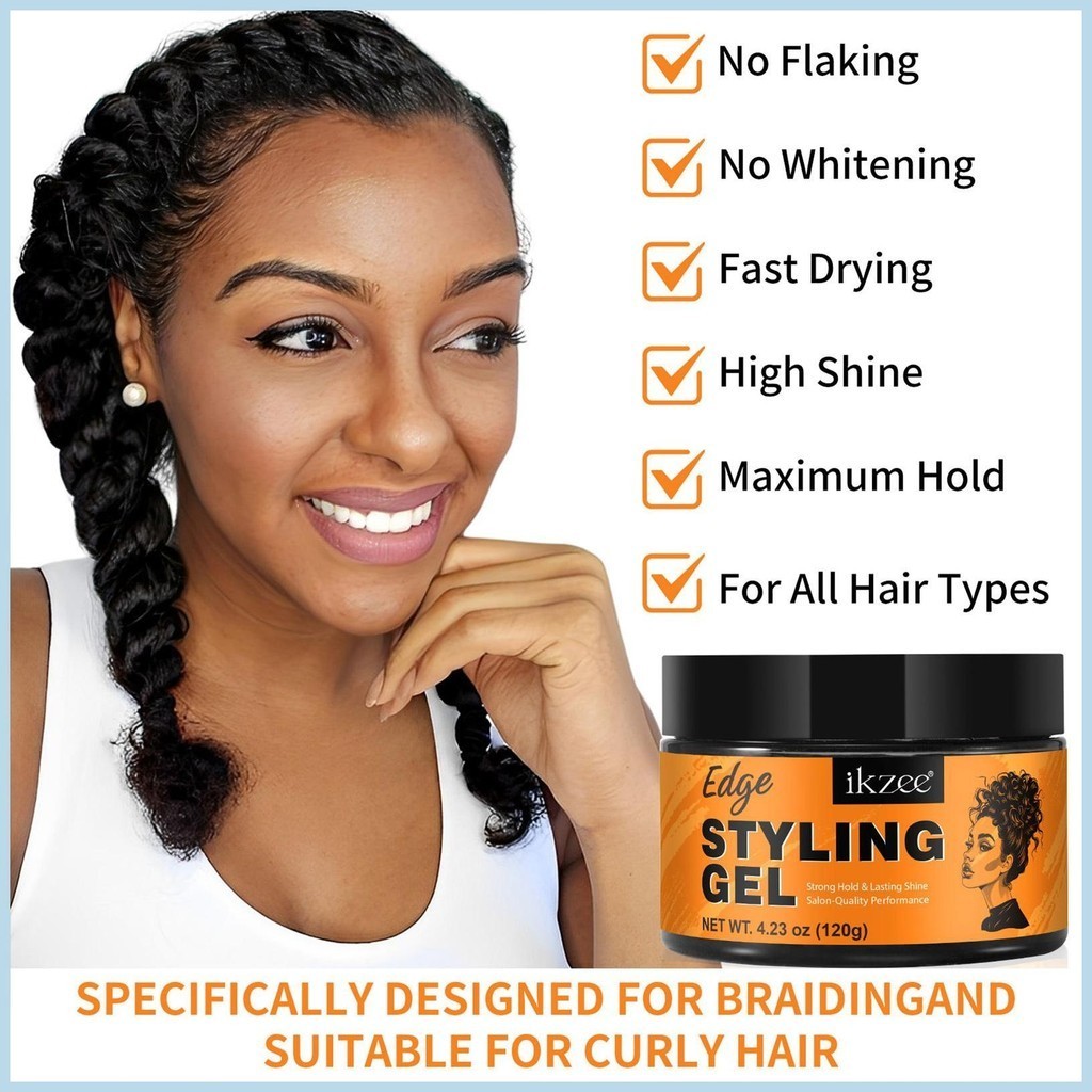 Flyaway Hair Tamer Long-Lasting Hair Wax แบบพกพา Natural Shine เจลผม ...