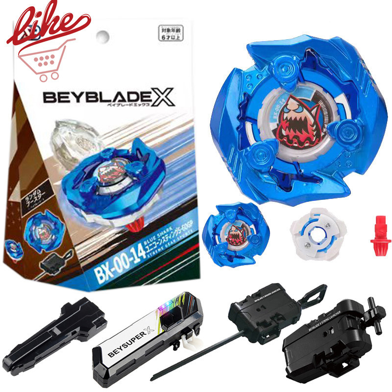Limited Edition Beyblade X BX-14 Shark Edge Blue Beyblade Xtreme พร้อม ...
