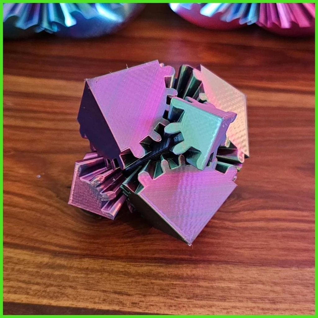 Cube Fidget ของเล่น 3D พิมพ์ฆ่าเวลา Cool Fidget Block แบบพกพา Magic ...