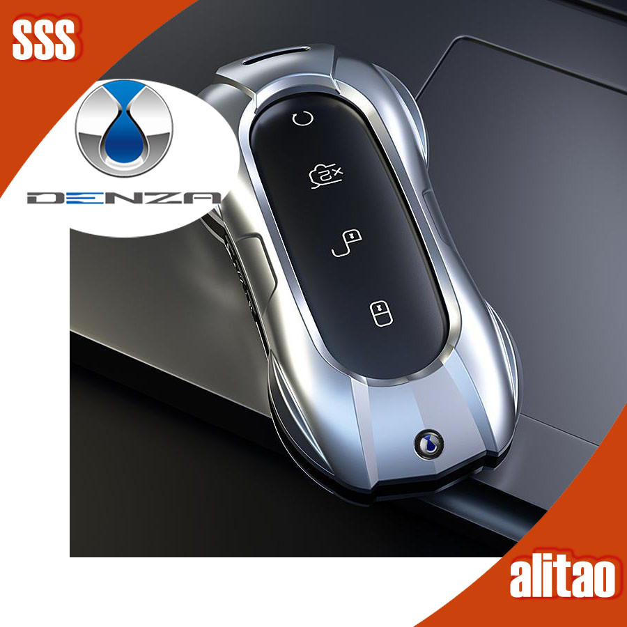 [READY] DENZA D9 รถกรอบโลหะฝาครอบกุญแจ BYD DENZA EV High-End Key Shell ...
