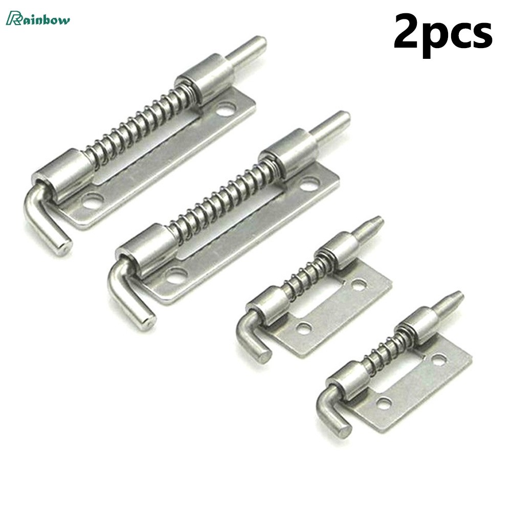 2 ชิ้นฤดูใบไม้ผลิโหลด Latches Security Bolt Latch Tone บานพับประตูตู้ ...