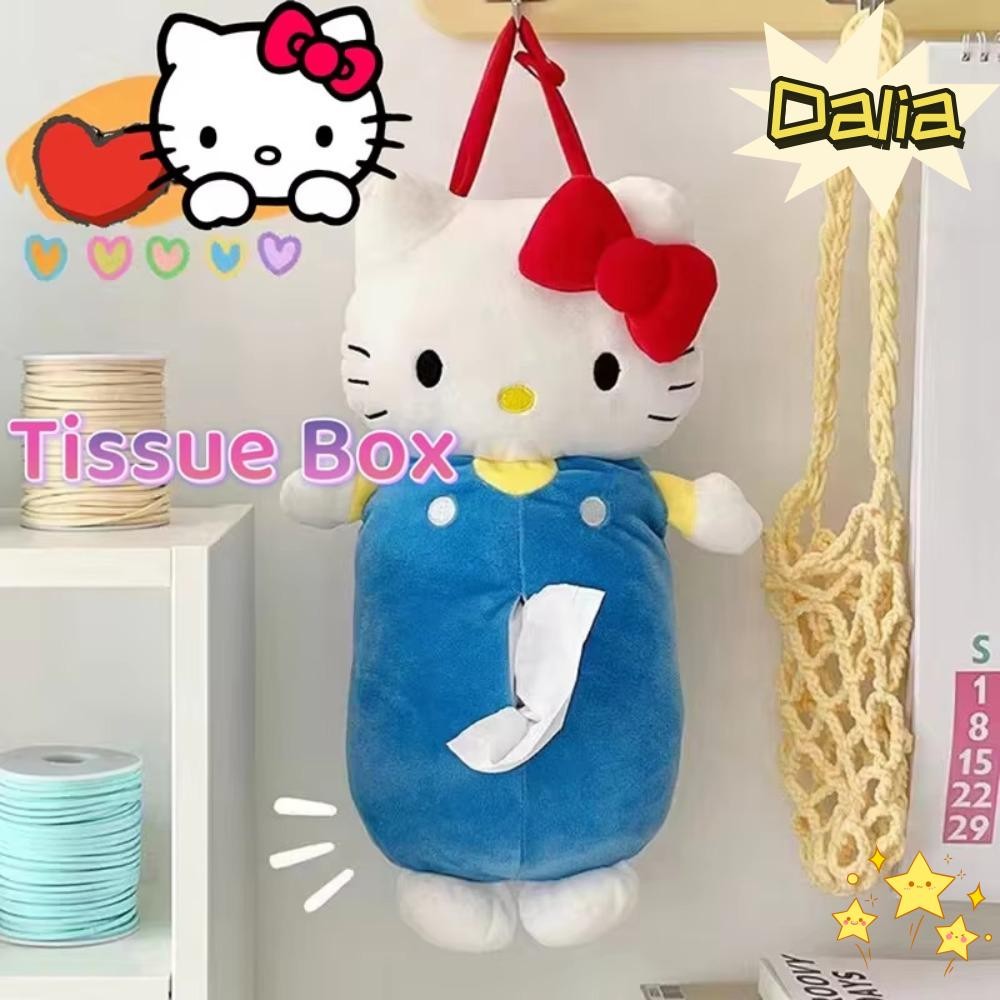 Dalia กล่องทิชชู่ Hello Kitty, ที่เก็บของอนิเมะ ผ้าคลุมทิชชู่ Hello ...