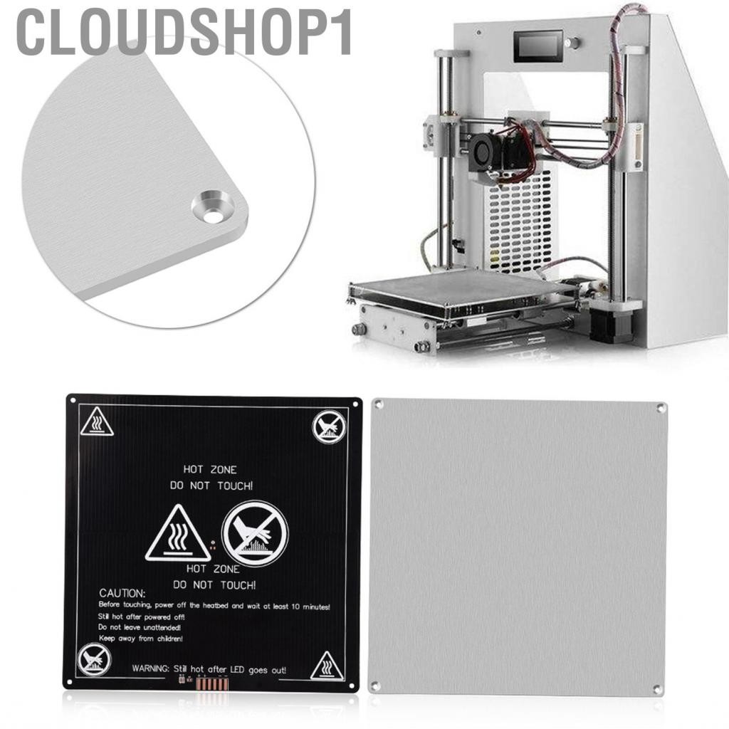 Cloudshop1 ZERONE 3D PRINTER BED HOT BED ALUMINUM BUILD PLATE ความร้อน ...