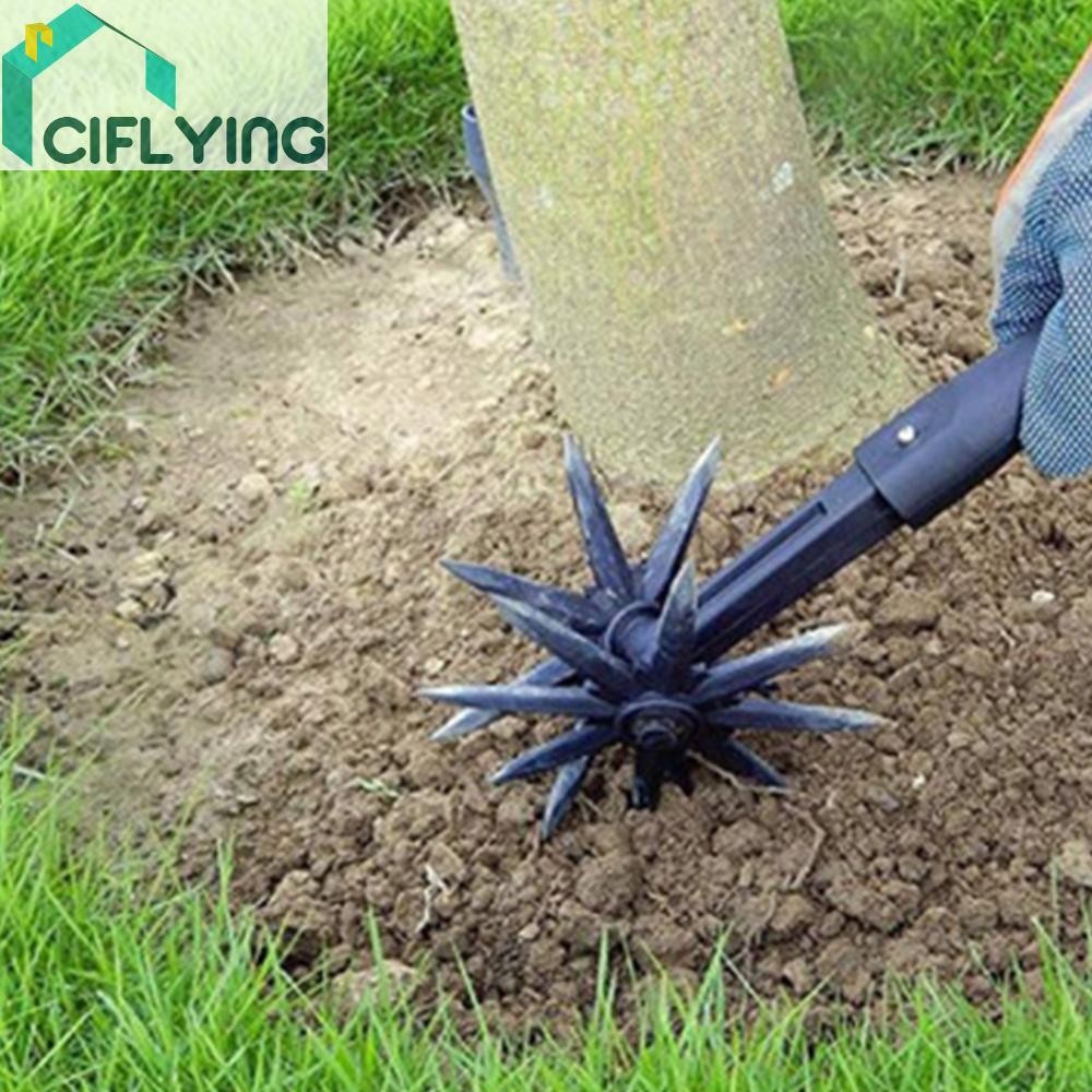 2 in 1 Garden Aerator Garden ดิน Scarifier Rotary Tiller Rotary ...