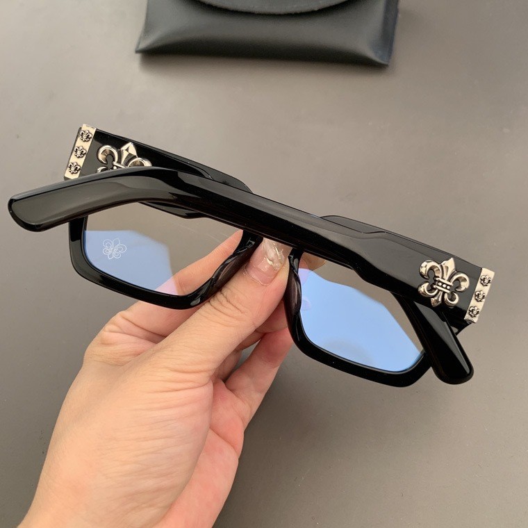 Chrome Hearts Thick Material Wide Rim Glasses Frame CH8217Fashion Men's ...