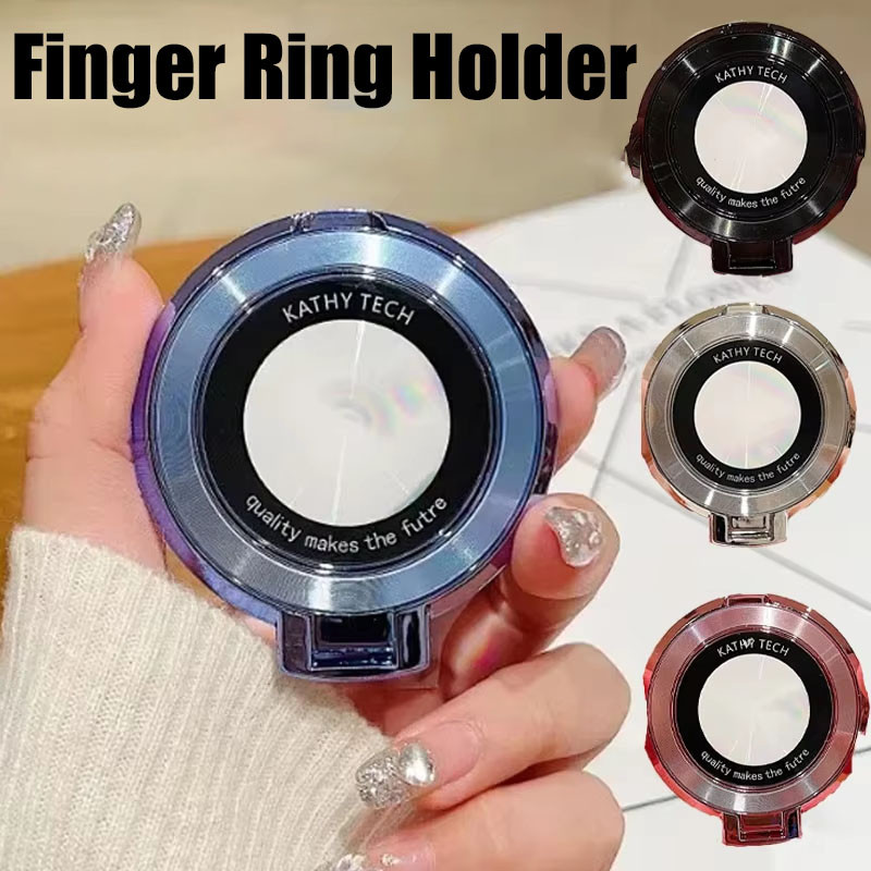 Cd Patterned Magnetic Mobile Phone Finger Ring Holder Folding Lazy ...