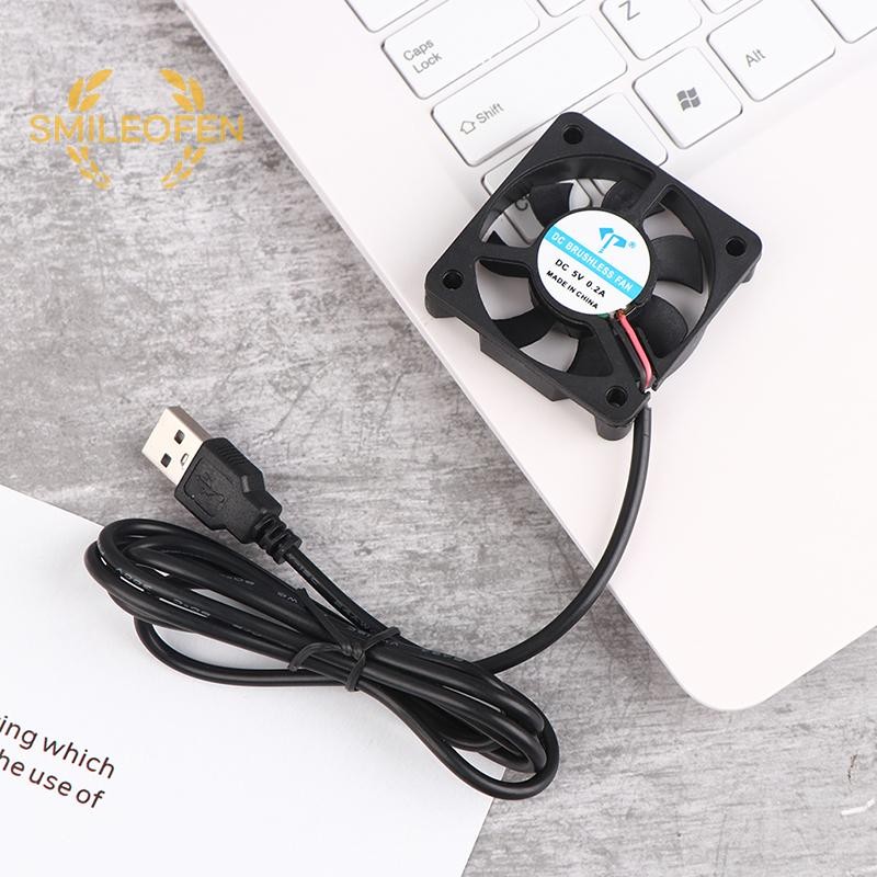 [Smileofen] 1 PC DC5010 พัดลมเงียบ 5V สาย USB ตัวเชื่อมต่อความชื้นพัดลม PC คูลเลอร์ฮีทซิงค์ไอ ...