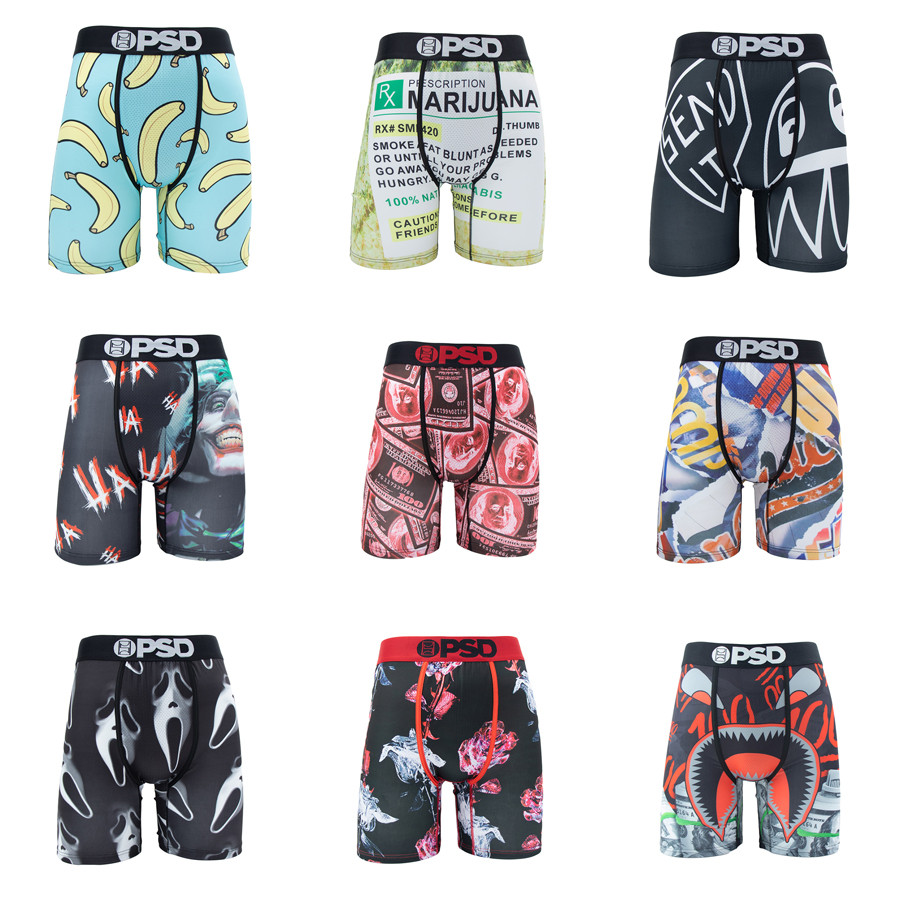 Ozpsd 1 ชิ้น Breathable พิมพ์กางเกงบุรุษ Plus ขนาด L-3XL ผู้ชายชุดชั้น ...