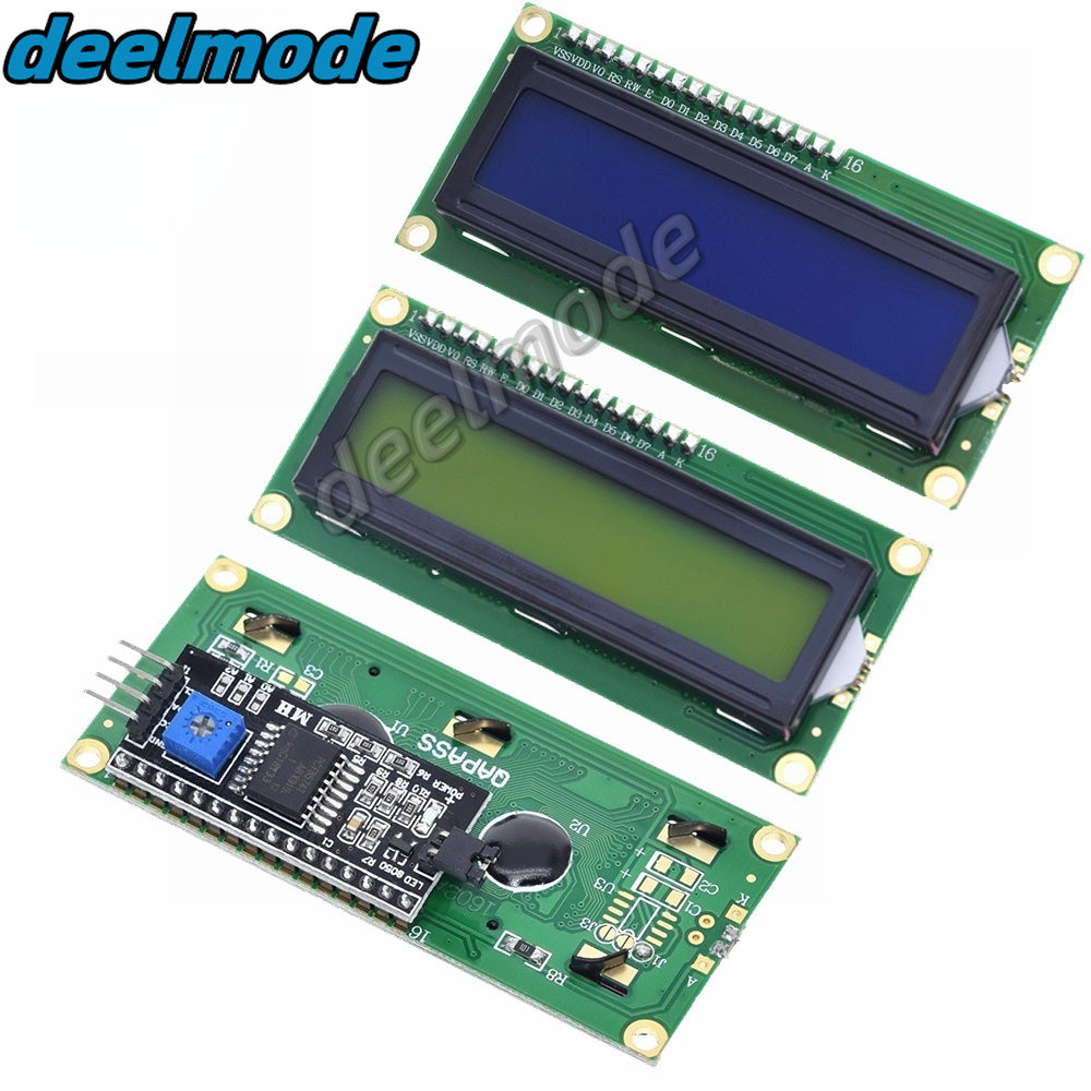 โมดูลหน้าจอ LCD IIC I2C 1602 สําหรับ arduino 1602 LCD UNO r3 mega2560 LCD1602+IC2 | Shopee Thailand
