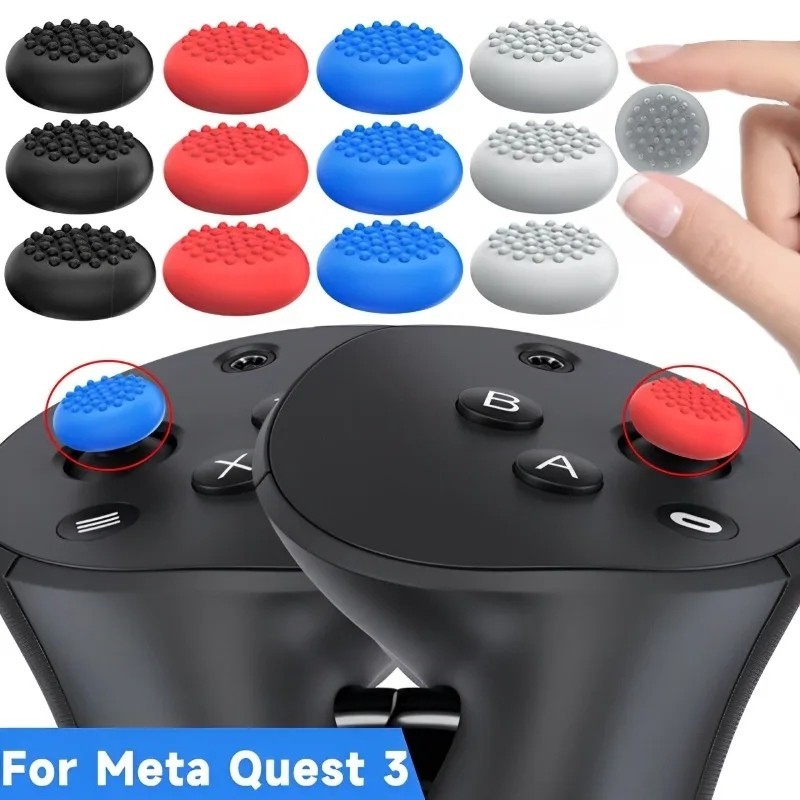1 คู่เหมาะกับ Meta Quest 3 VR Rocker Cap - Controller Grip Cover ...