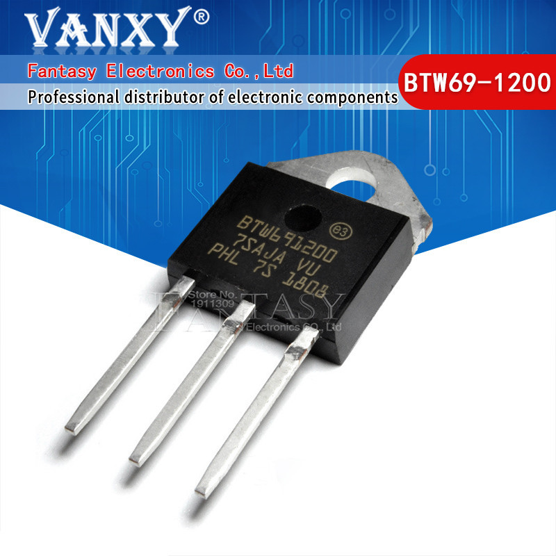 5 ชิ้น BTW69-1200 TO-3P BTW691200 To3p BTW69 1200V BTW69-1200RG SCR BTW69-800 BTW69800 BTW69-600 ...
