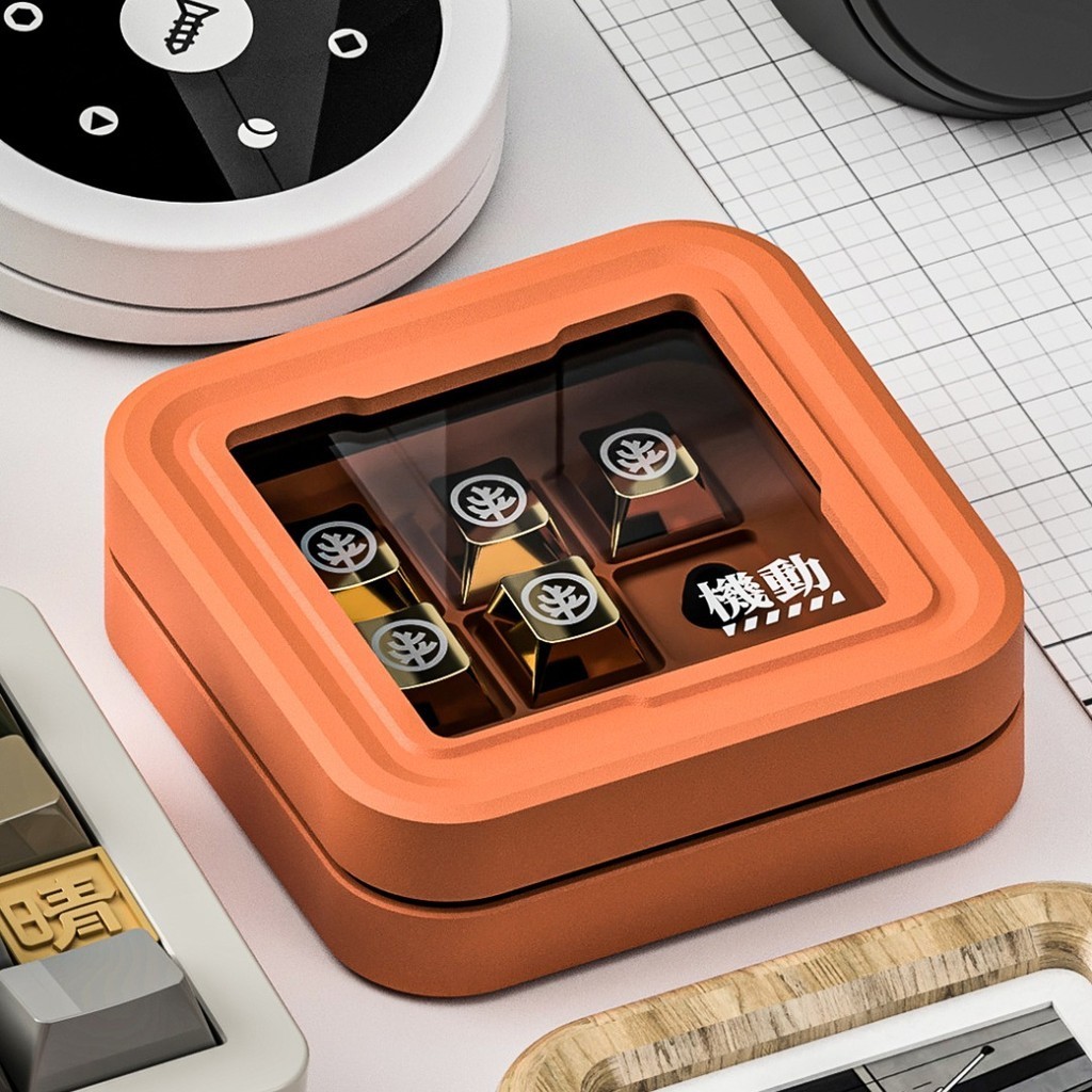 [Ape Table Pie] Motorized v2 Magnetic Keycap Storage Box Silicone ...