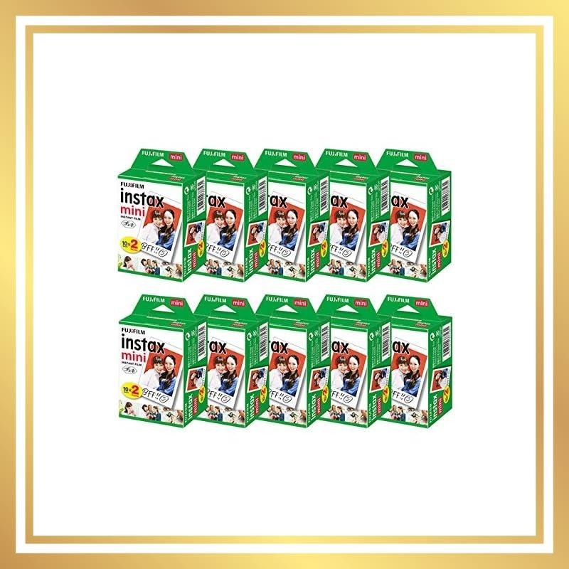 FUJIFILM Instax mini film, 2-pack, JP2 (20 sheets) x 10 sets [200 ...
