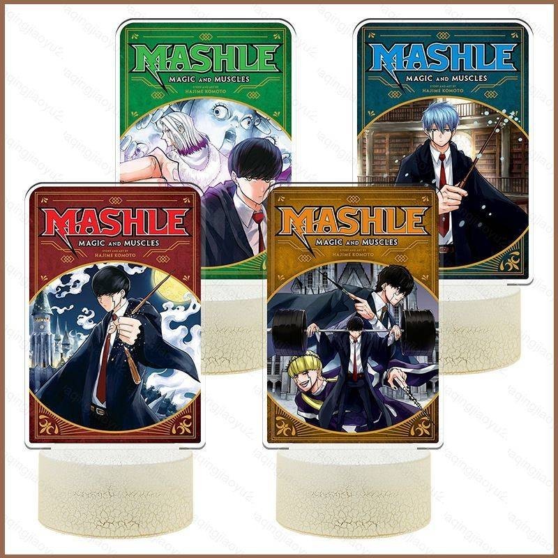 Mashle Magic และกล้ามเนื้อ Night Light อะนิเมะ 3D โคมไฟรีโมทคอนโทรล ...