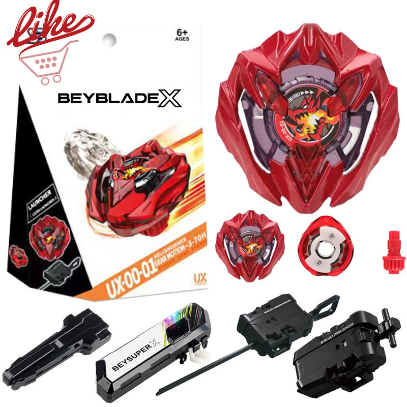 Beyblade X UX-01 Dran Buster สีแดง Beyblade Xtreme พร้อม Launcher Led ...