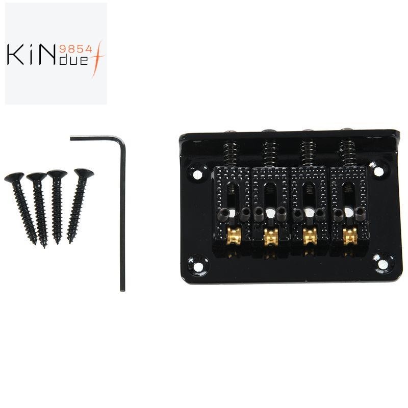 【kindue9854f 】Hard Tail 4 String Guitar Bass Electric Ukulele Bridge ...