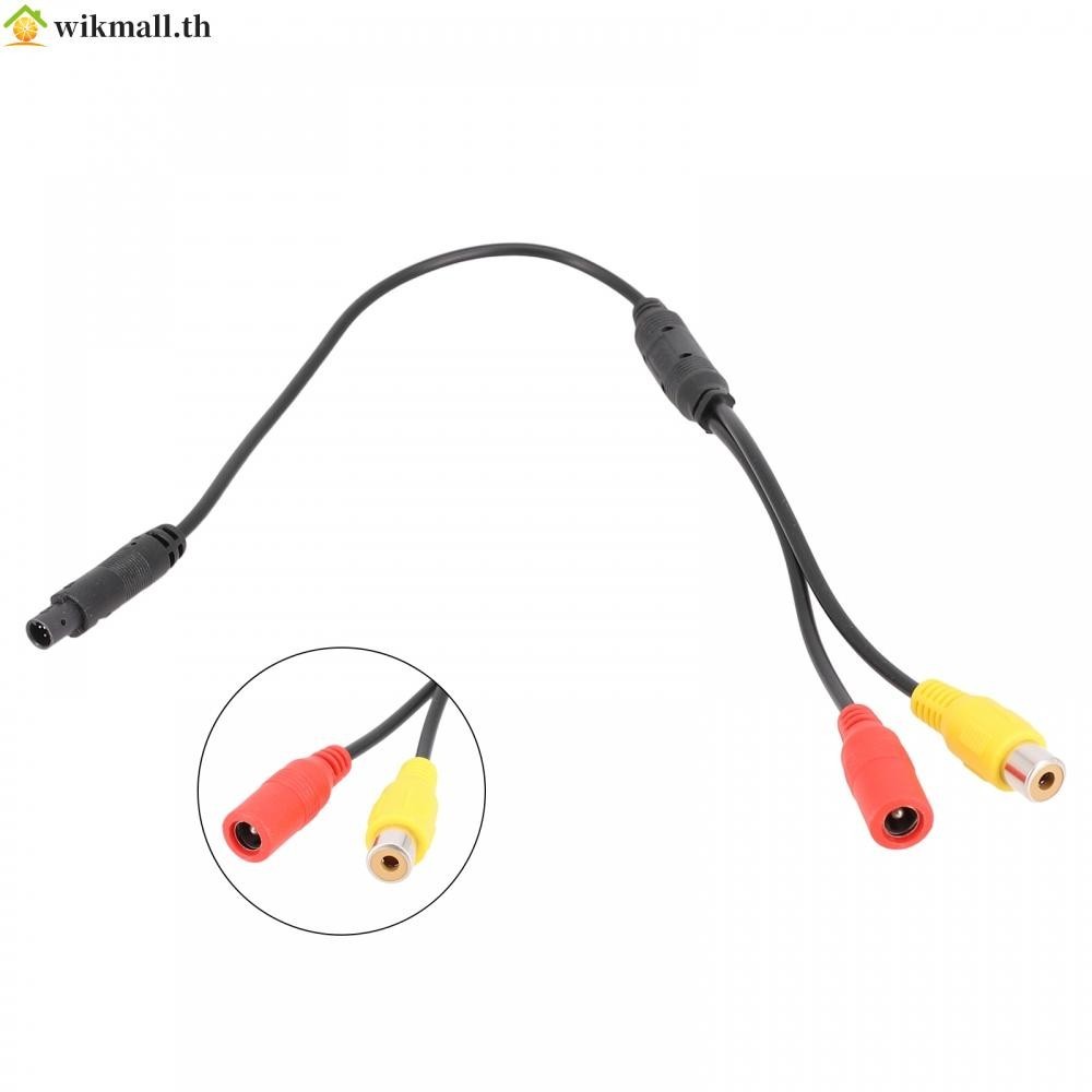 【WIK】Car Reverse Camera Connector Cable With 4-Pin Male To RCA Female ...
