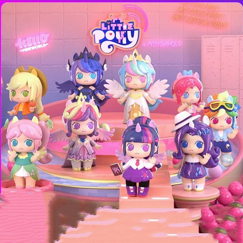 Girl Group My Little Pony Blind Box Hand-Made Desktop Decoration Doll ...