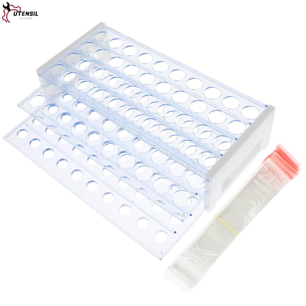 พลาสติก 3 ชั้น Pretzel Rod Holder 40 หลุม Pretzel Rod Stand Pretzel ...