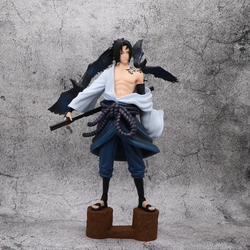 Naruto Mantra Seal Sasuke Crow Sasuke Uchiha Anime Model Statue ...