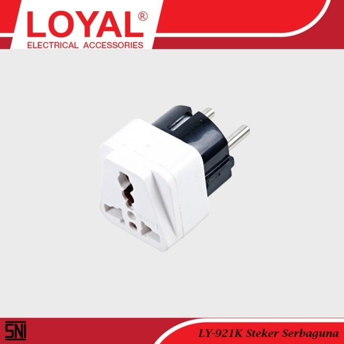 Aga88 LOYAL LY-921K (B) Over ปลั๊กอเนกประสงค์ SNI 10A ทองเหลือง LY921 ...