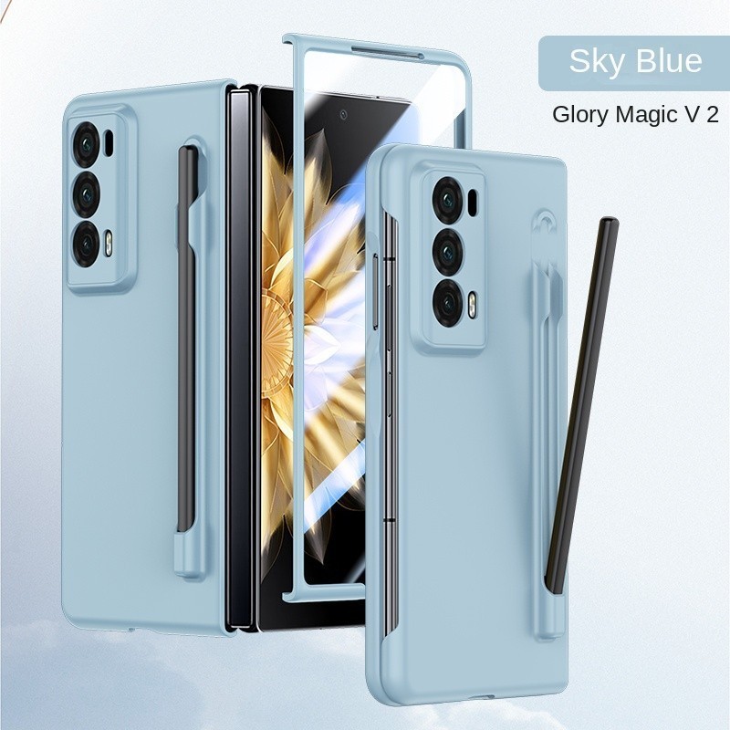 เคสโทรศัพท์มือถือ PC แบบแข็ง ผิวด้าน บางพิเศษ กันกระแทก พร้อมปากกาสไตลัส สําหรับ Huawei Mate X5 ...