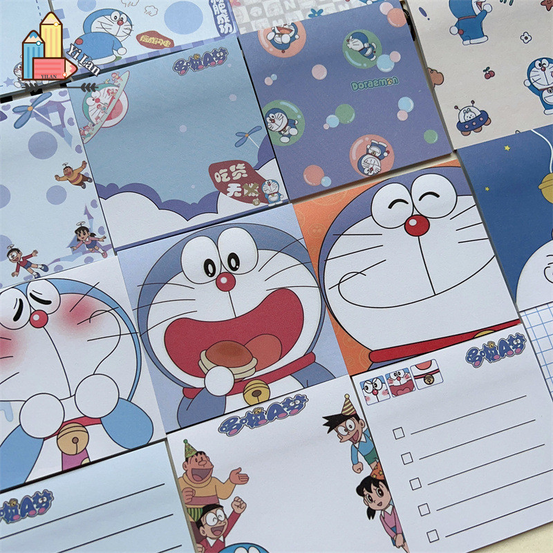 80 แผ ่ น/pack Doraemon of Sticky Notes พร ้ อมโน ้ ตเหนียวการ ์ ตูนน ่ ...