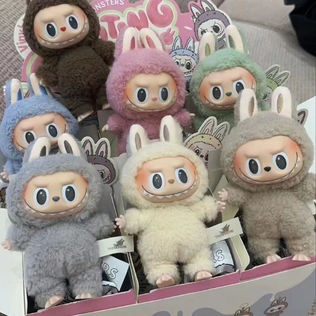 6-piece box Pop Mart labubu heart macaron vinyl activator labubu ...