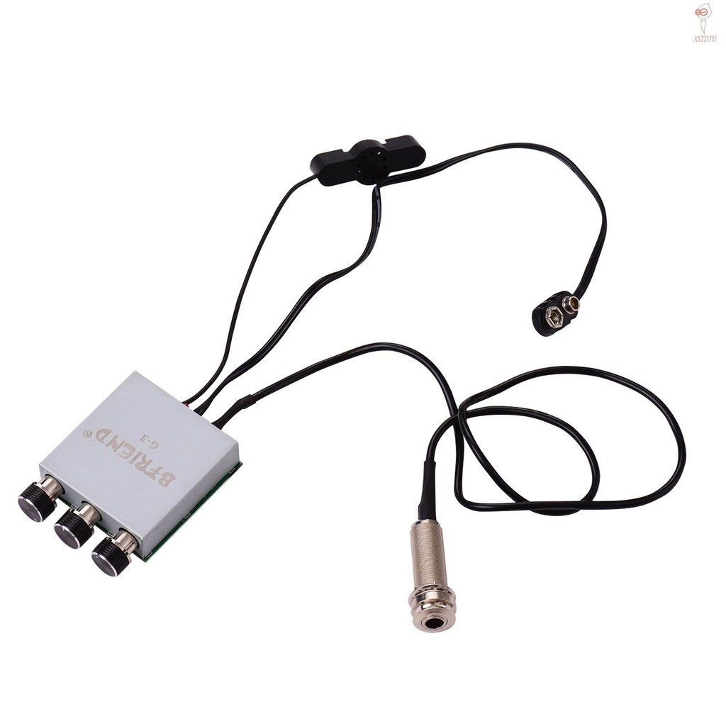 [XSTH] Acoustic Folk Classic Guitar Piezo Pickup Preamp Microphone ...