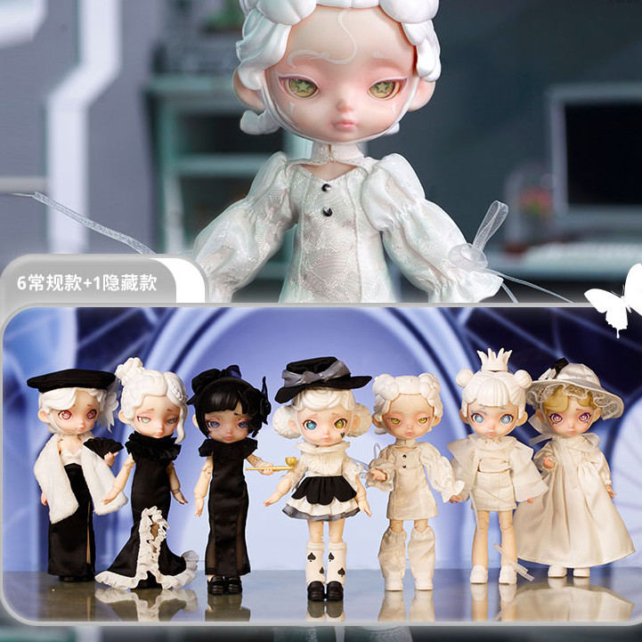 TOYCITY Laura Black and white (BJD) กระดาษขาวดํา กล่องตาบอด สไตล์ที่ ...