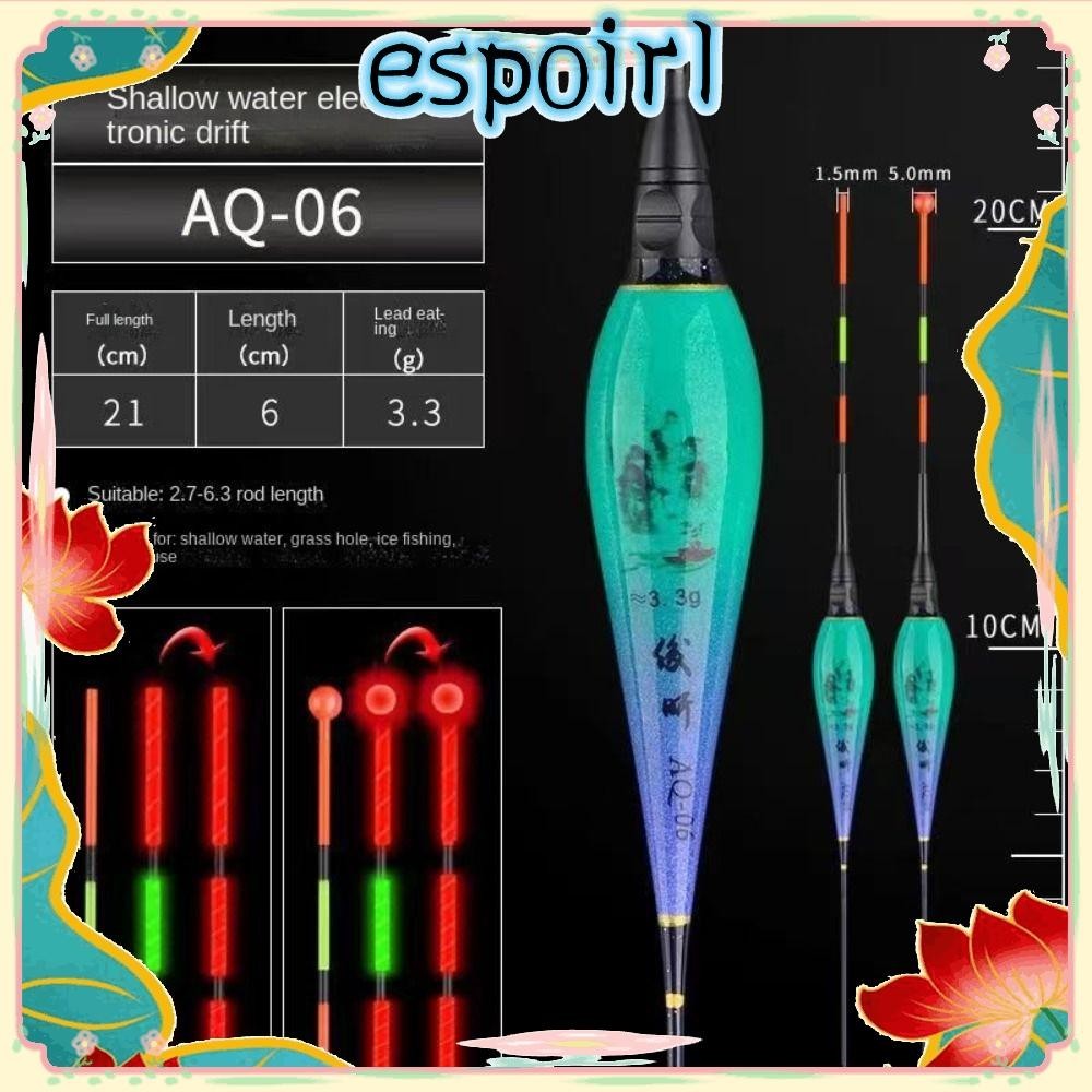 Espo Fishing Float, Indicator Long Tail Light Float, Buoy Strike Slip ...