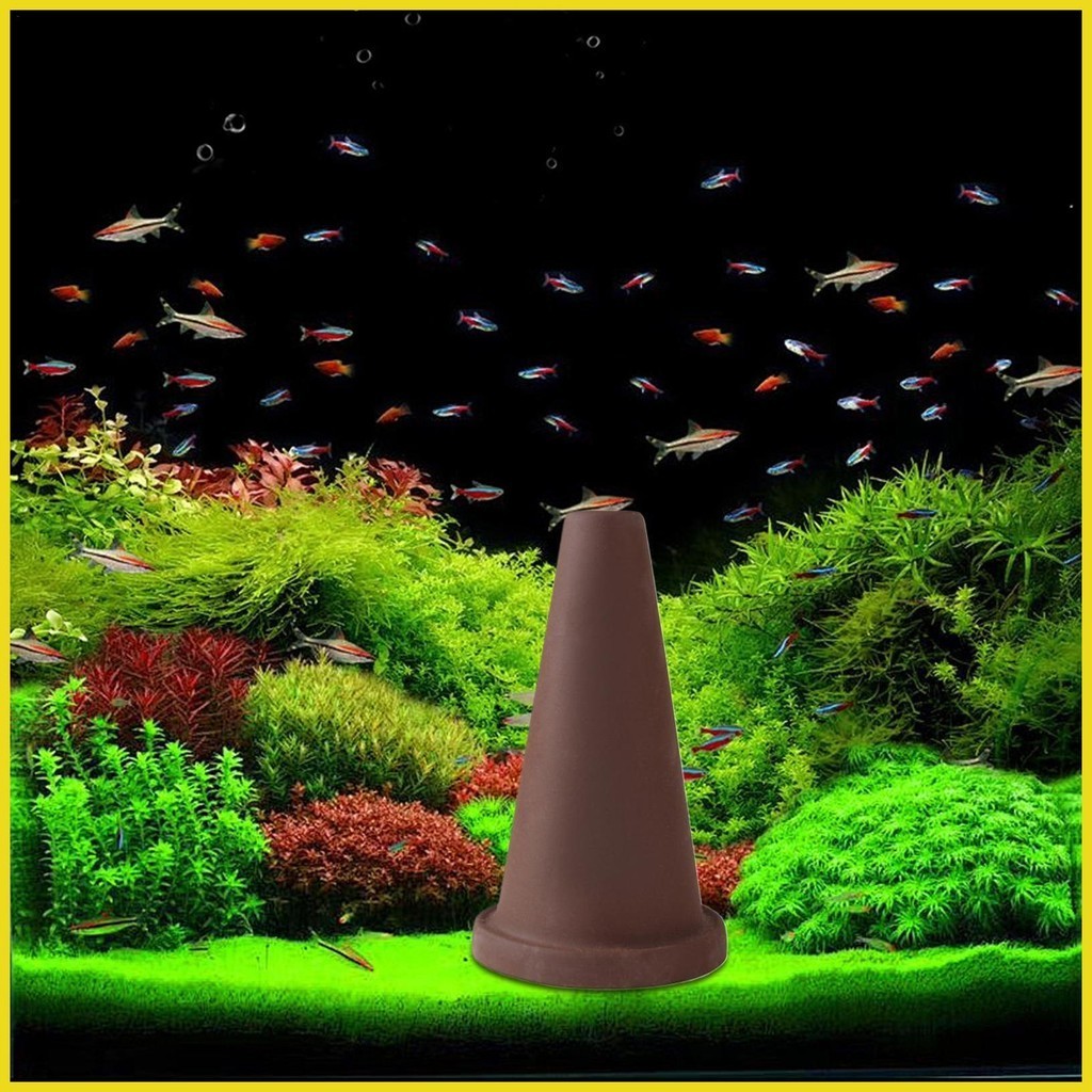 การตกแต่งตู้ปลา Angelfish Breeding Slate เครื่องปั้นดินเผาดินกรวย ...
