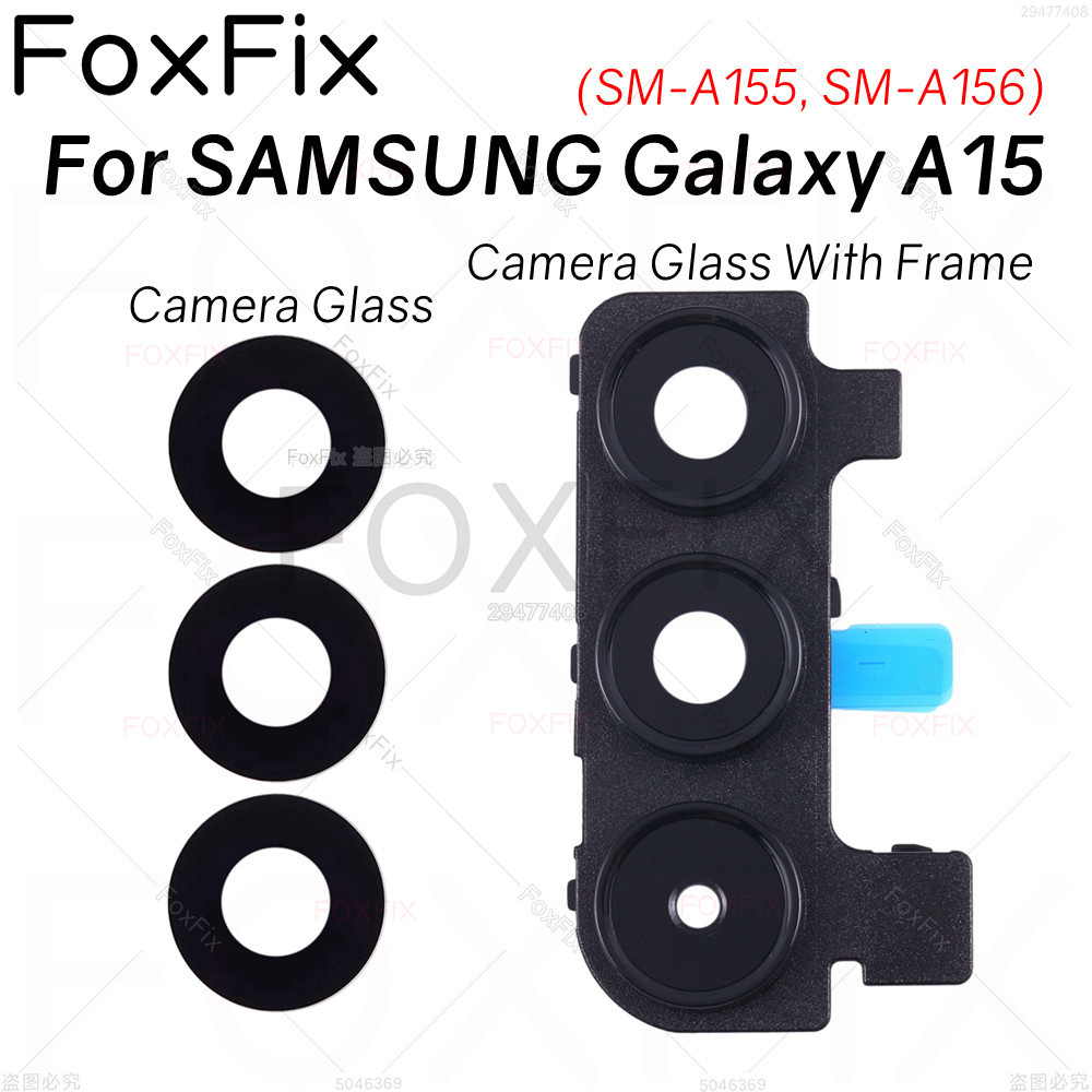 เลนส์กล้องด้านหลังสําหรับ Samsung Galaxy A15 5G SM-A155 SM-A156 ฝาครอบ ...