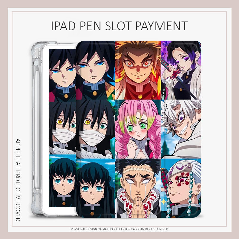 เคส Demon Slayer iPad gen10 pro11 2022 pro12.9 pro13 2024 เคส iPad air4 ...